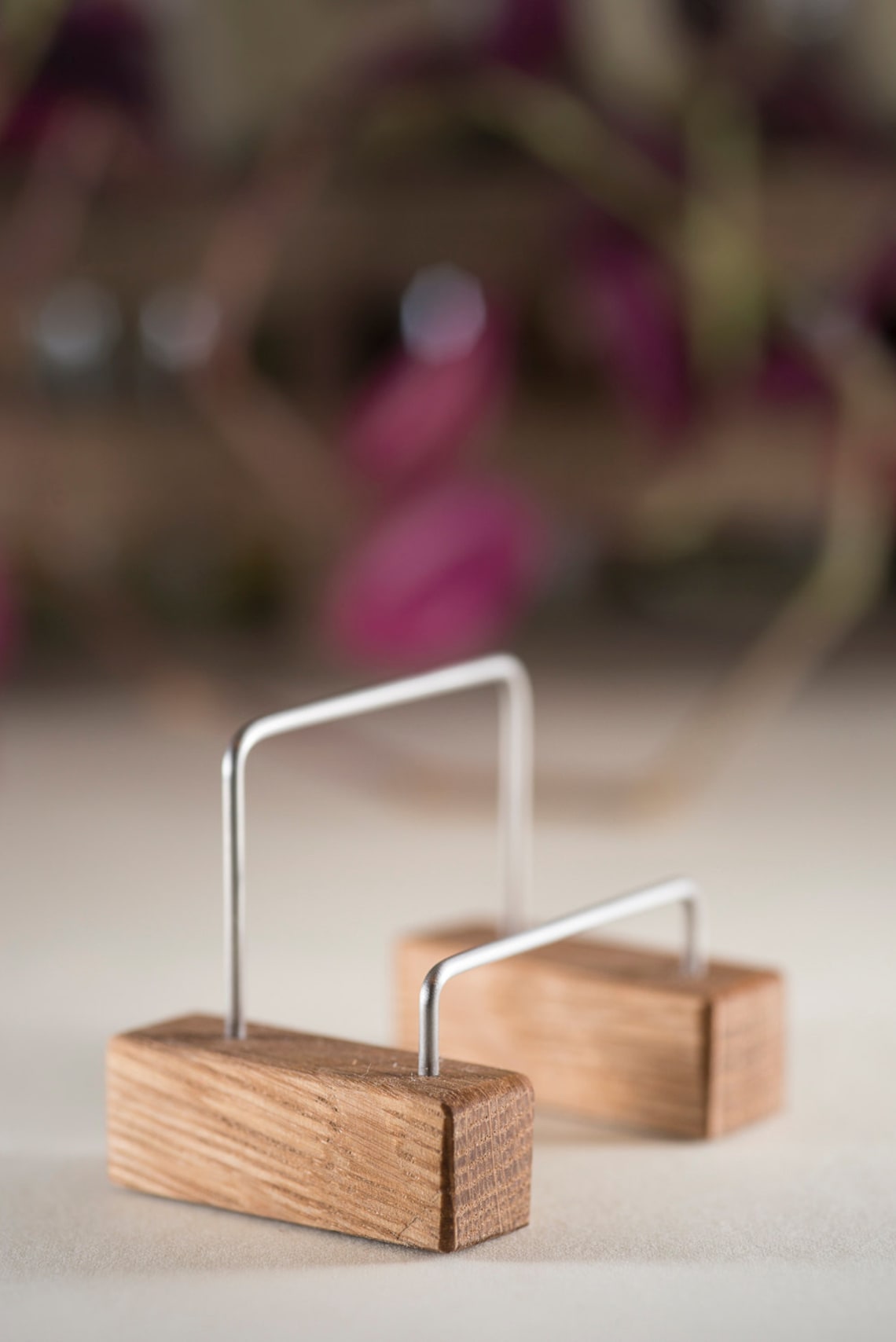 Modern Business Card Holder for Desk Unique Business Card | Etsy