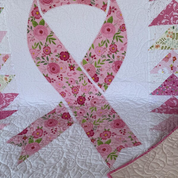 Breast Cancer Quilt - Etsy