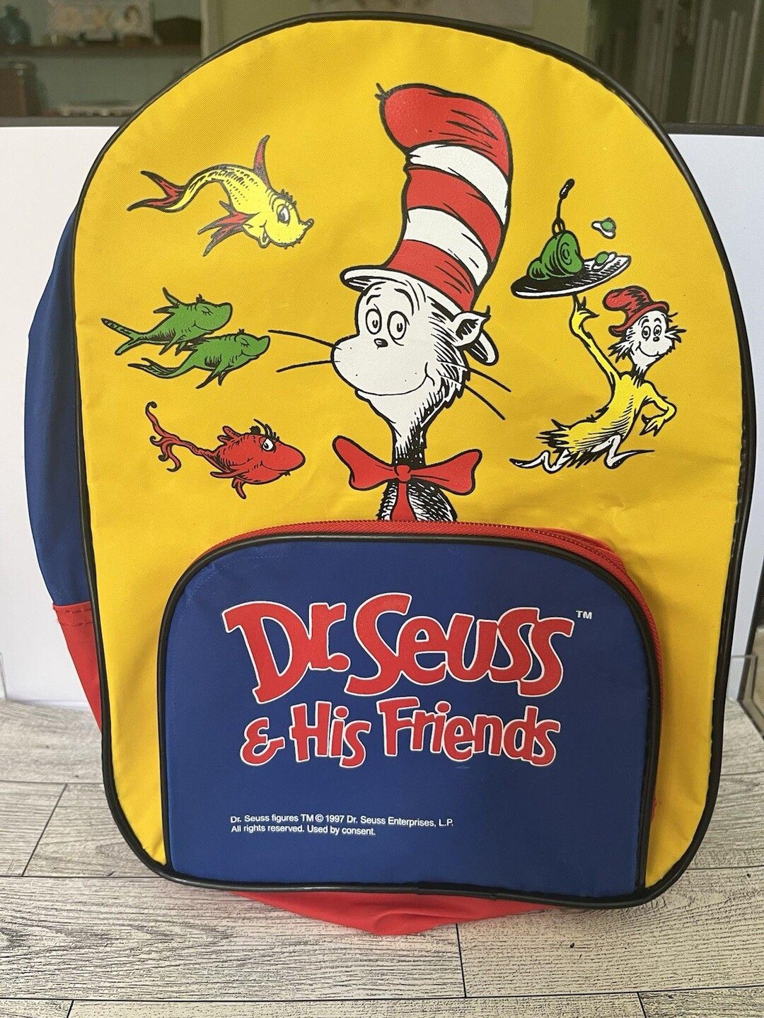 Vintage Dr. Seuss & His Friends Mini Backpack 12" X 10" 1997 - Etsy