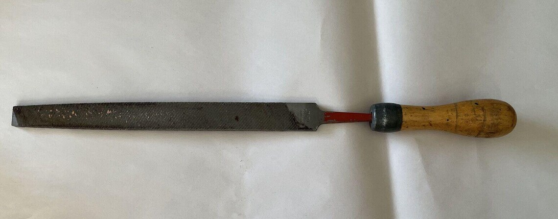 Vintage Simonds Woodworking 10" File Wooden Handle Carpentry Tool - Etsy