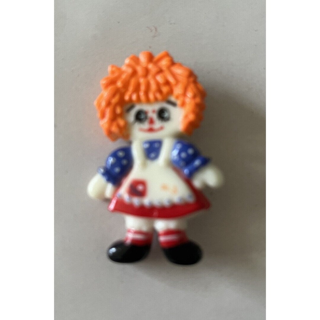 Vintage Hallmark Raggedy Ann Doll Lapel Pin Bobbs Merril 2" Tall 1974 ...