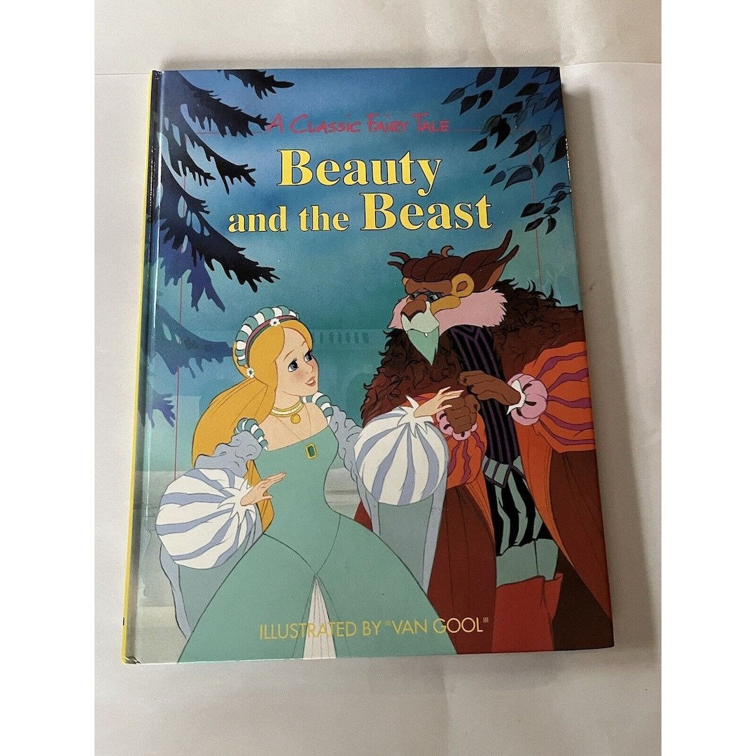 A Classic Fairy Tale Beauty and the Beast Children's Hardcover Book ...