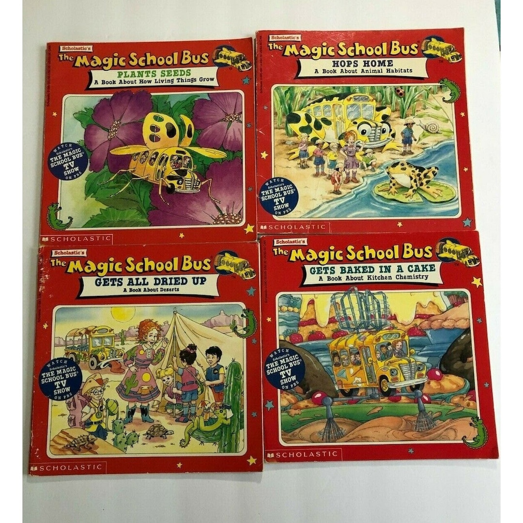 Scholastic's the Magic School Bus Picture 4 Paperback Books - Etsy