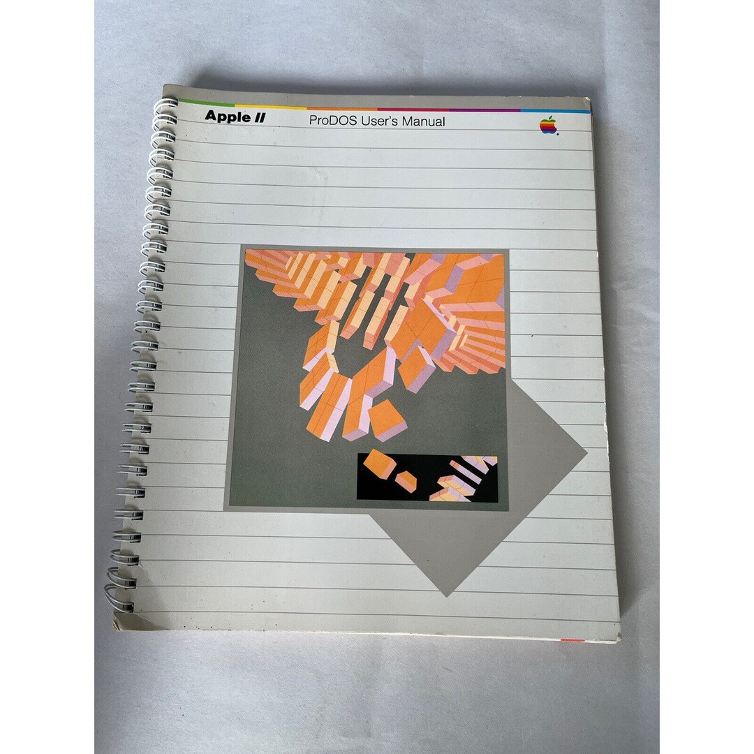 Vintage Apple Computer Apple II Prodos User's Manual 1983 - Etsy