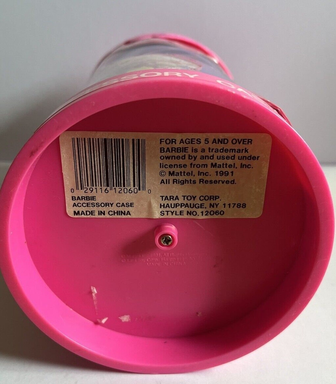 Vintage Barbie Accessory Carrying Case With Handle 9" Tall Mattel 1991 ...