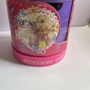 Vintage Barbie Accessory Carrying Case With Handle 9" Tall Mattel 1991 ...