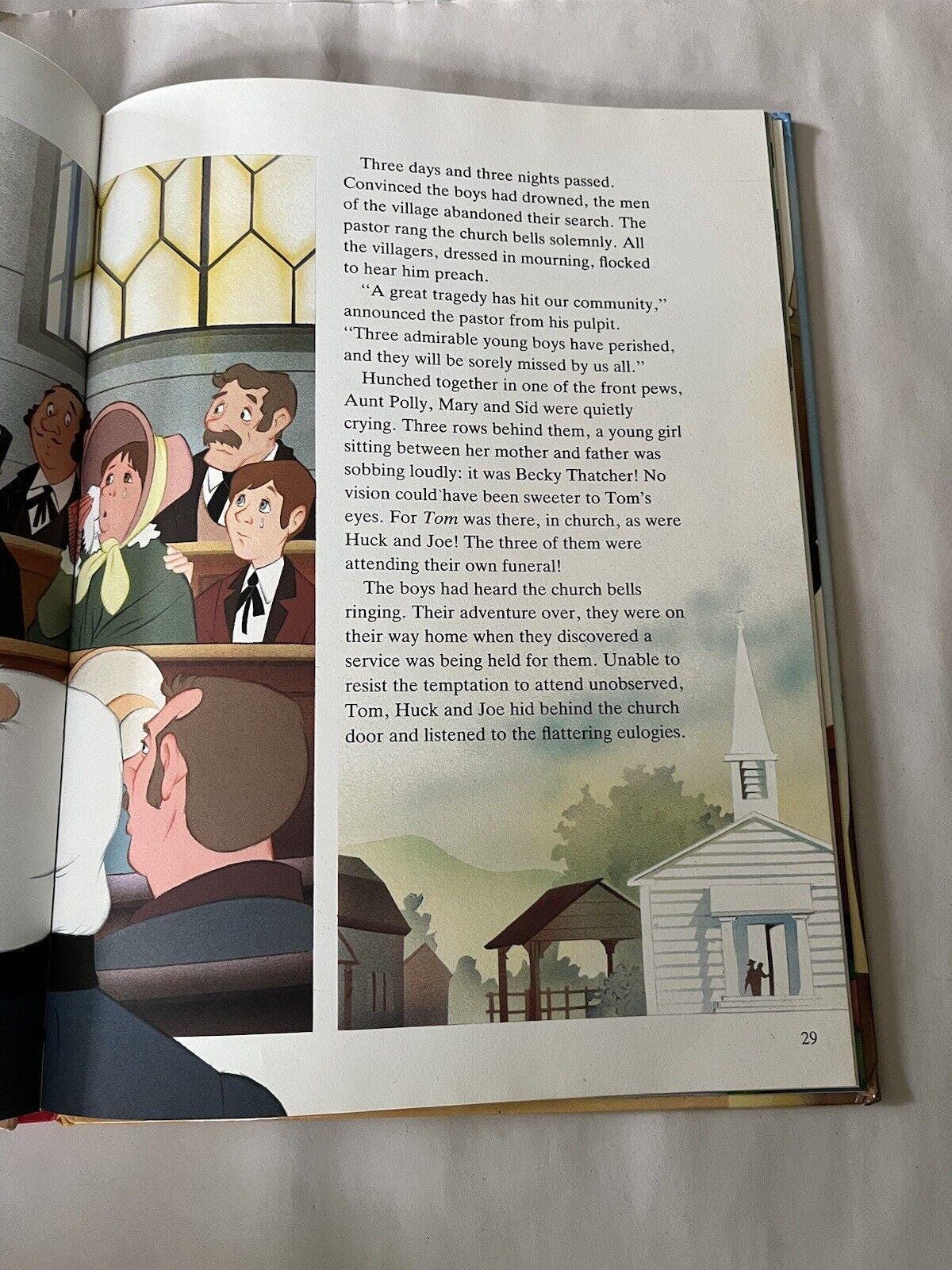 Vintage Van Gool's Tom Sawyer Mark Twain Children's Hardcover Book 1994 ...
