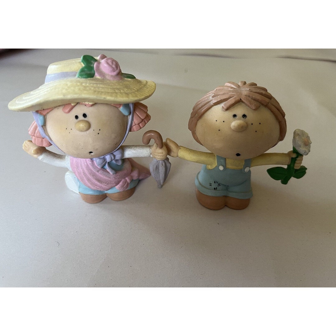 Vintage Fabrizio George Good Bumpkins Mini Figures Boy Flower/girl ...