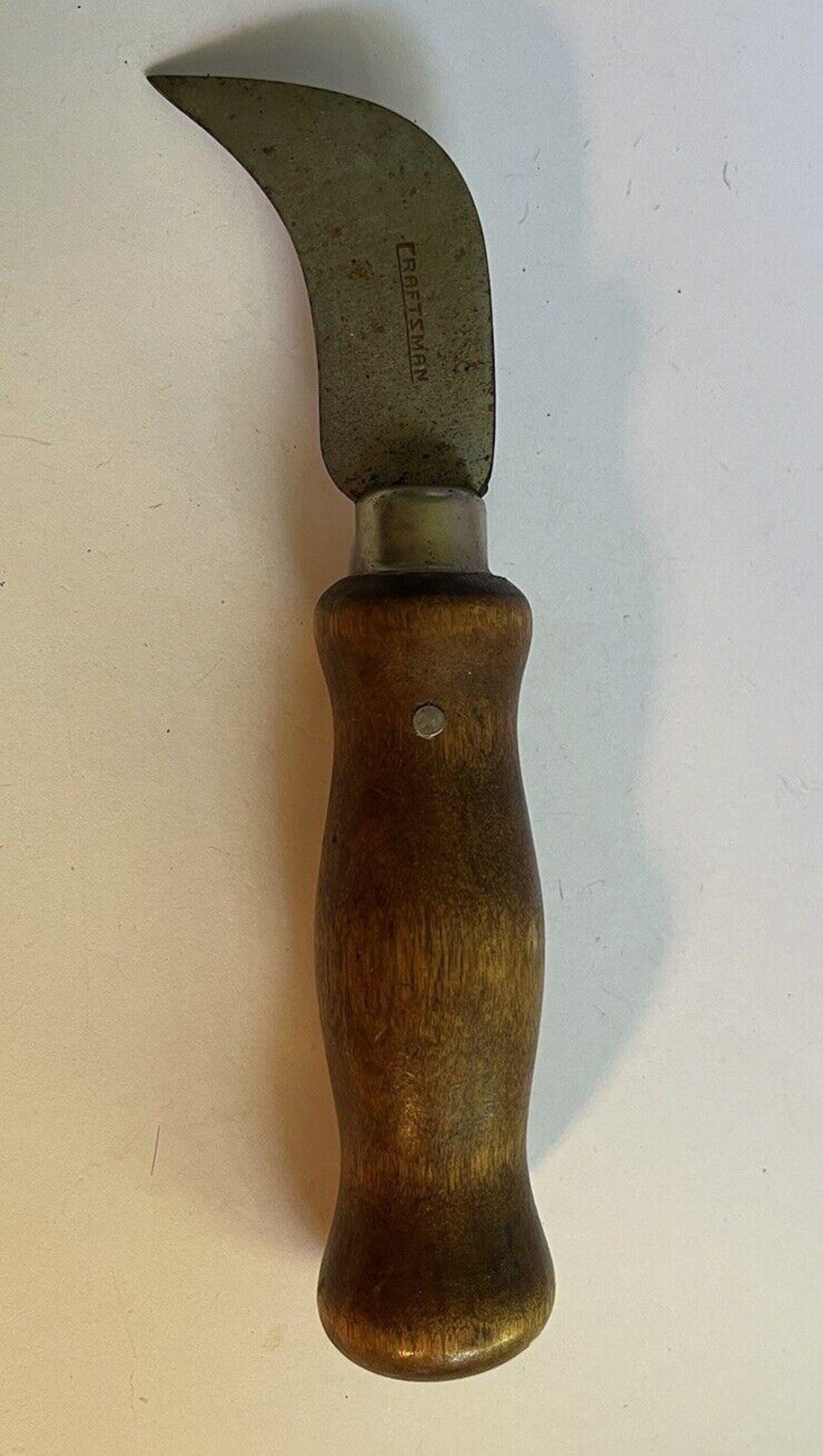 Vintage Craftsman Curved Blade Wood Handle Carpet Linoleum Tool 7" - Etsy