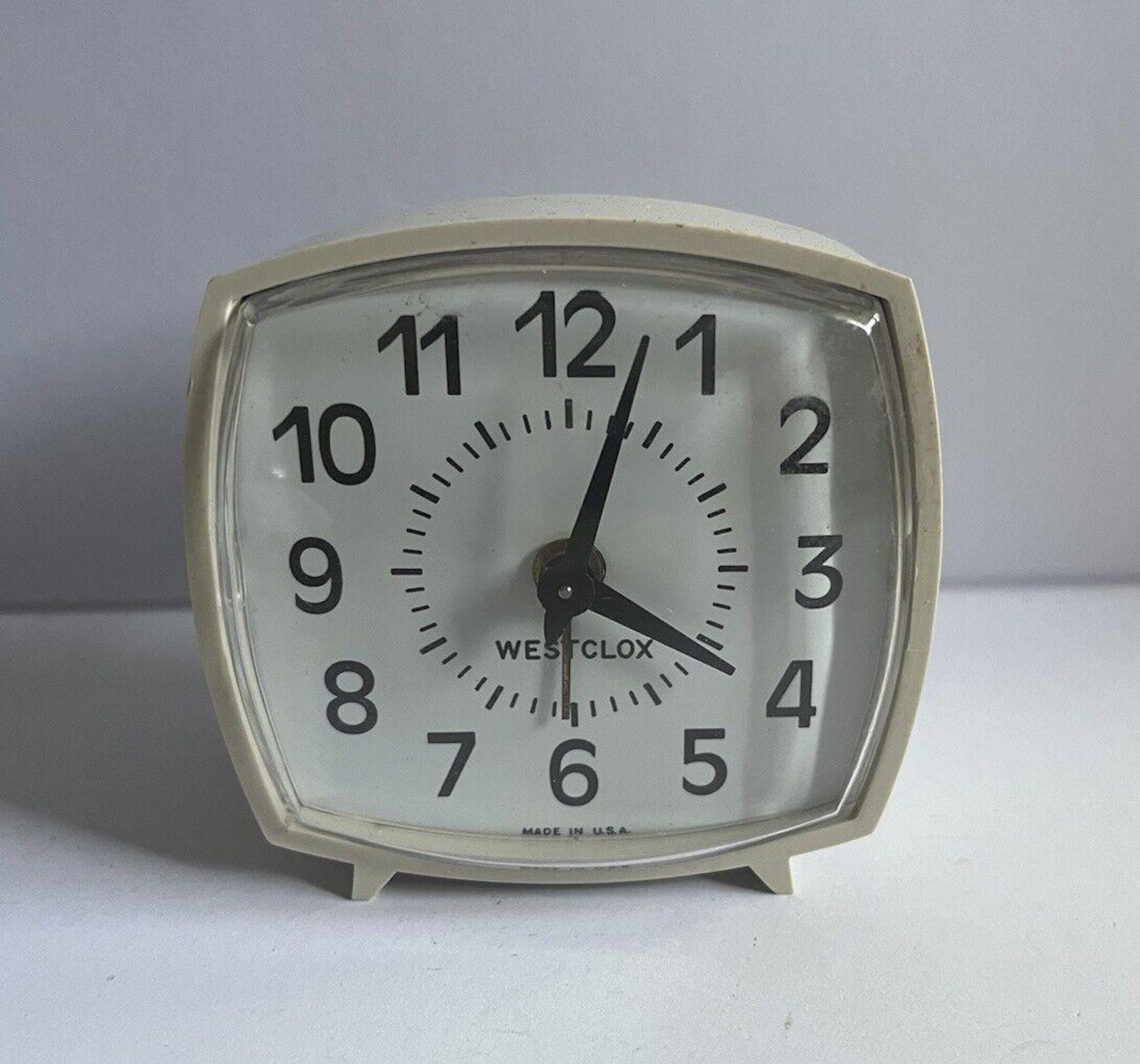 Vintage Westclox Keywound Alarm Clock #12033 NAP Plain Dial 36 Hour ...