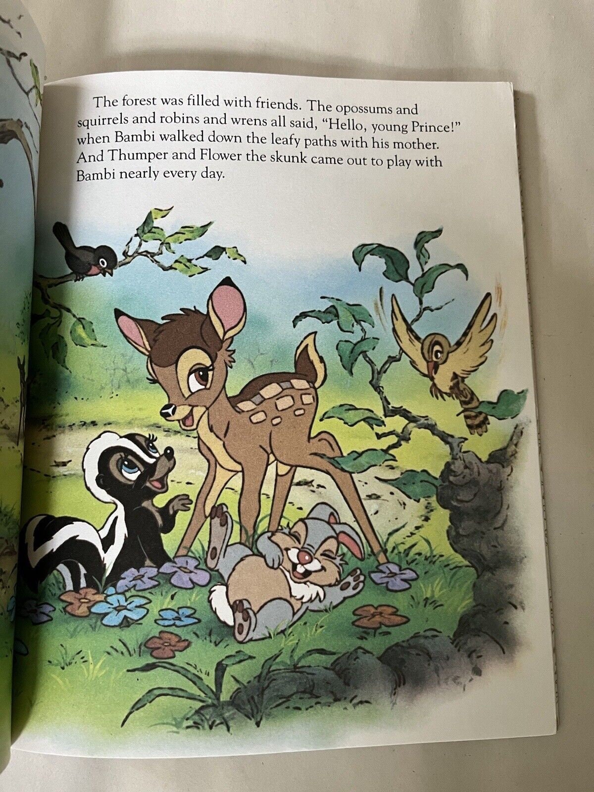 Vintage Little Golden Book Walt Disney's Bambi Book Children's Book ...