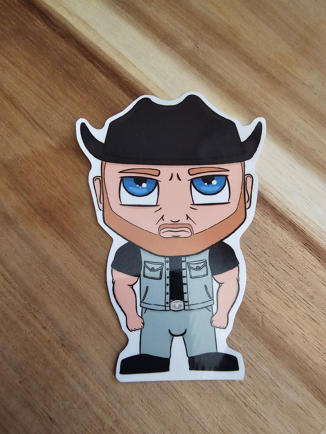 Cowboy Brock Sticker - Etsy