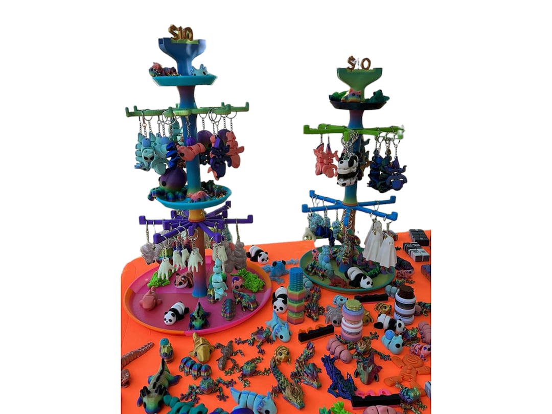 Modular Spinning Keychain Display (DIGITAL STL DOWNLOAD) - Etsy