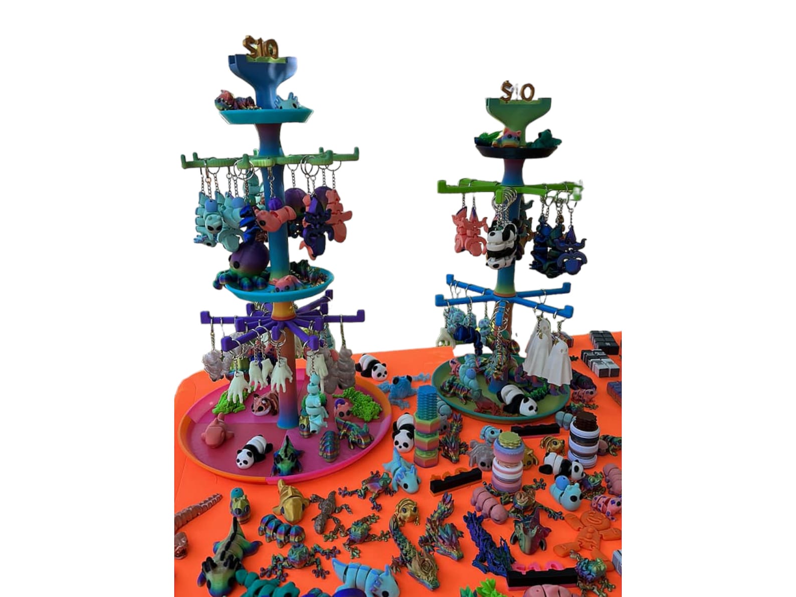 Modular Spinning Keychain Display (DIGITAL STL DOWNLOAD) - Etsy