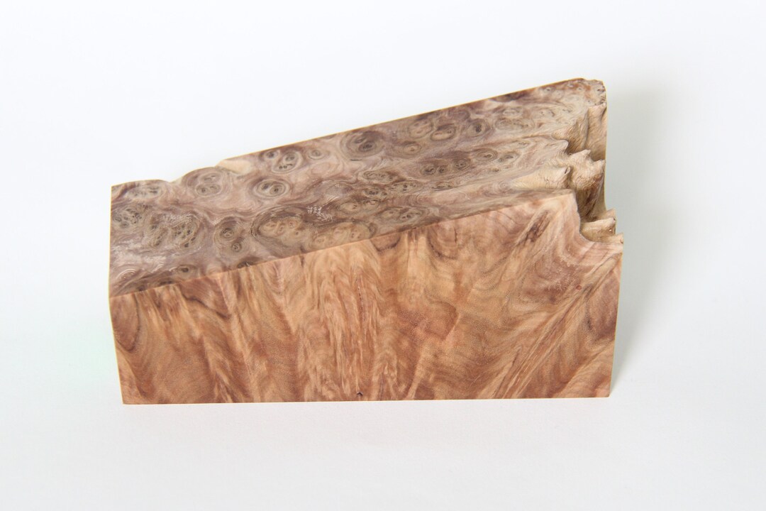 Stabilised York Gum Burl Wood Australian Hardwood Craft Handle Bowie ...