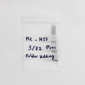 Locating Pin, Pins for Folding Knife, Holding Pins, 3/32" M2 HSS Blanks ...