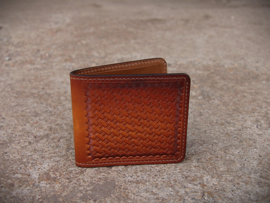 Handmade Kangaroo Leather Wallet: Western Style, Hand-stitched - Etsy