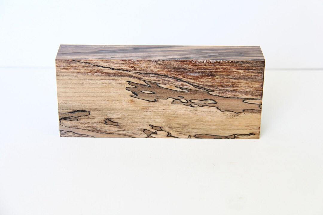Stabilized Spalted Sassafras Wood Block: High Contrast Knife Scales - Etsy
