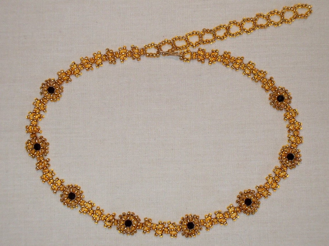 Gch1 Bridal/prom Choker Featuring Swarovski Crystals gold/various - Etsy