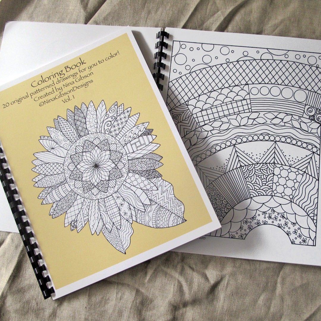 Coloring Book Adult Coloring Book Original Illustrations Art Colouring ...