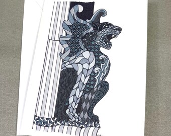 Snake Note Cards Set of 10 With Matching Envelopes - Etsy