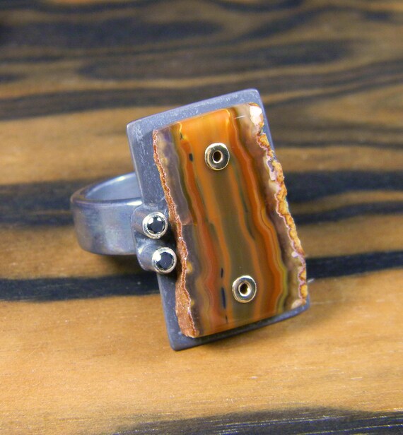 Condor Agate Ring | Etsy