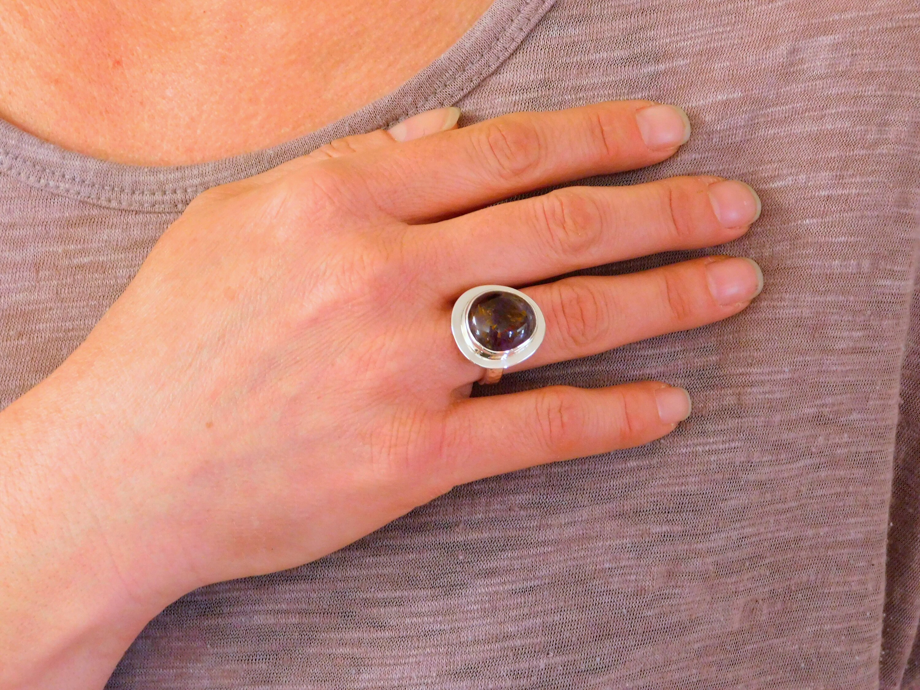 Super Seven Ring Statement Ring Super Seven Chrystal Bold | Etsy