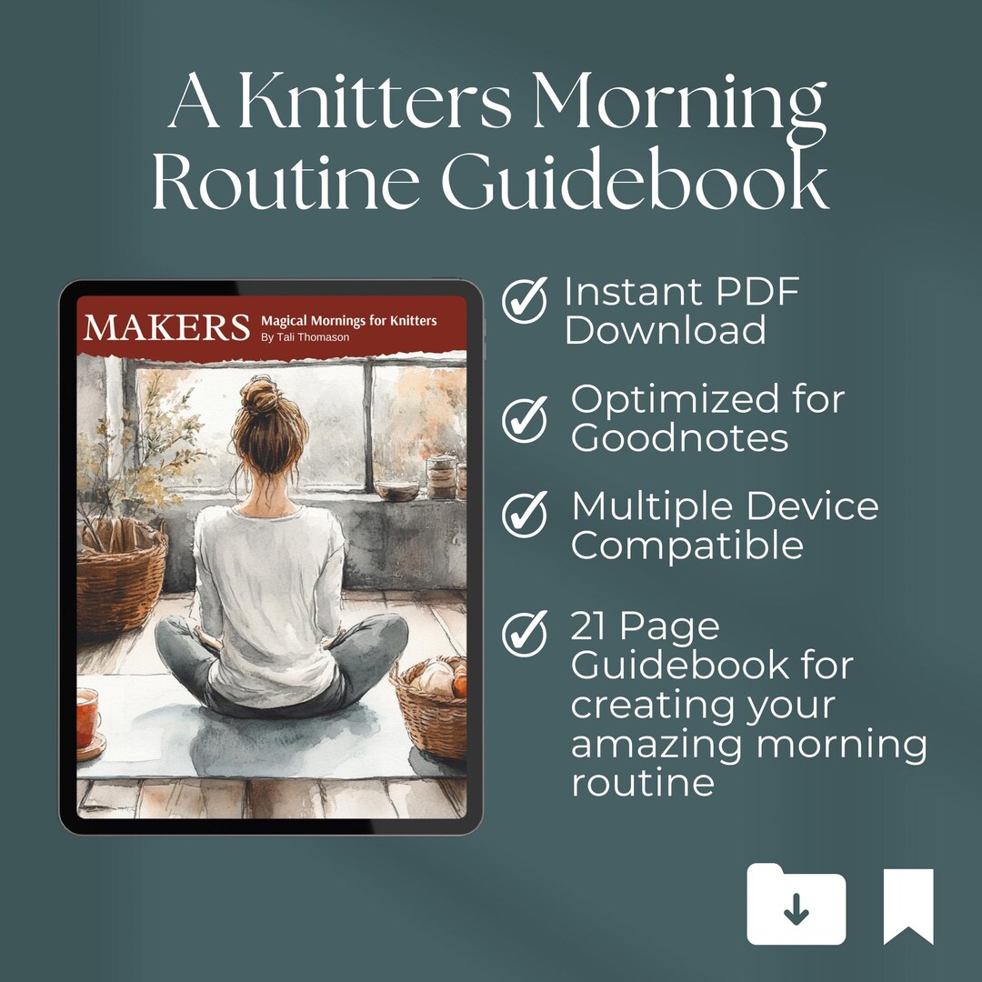 Magical Mornings for Knitters Pdf Ebook Guide - Etsy