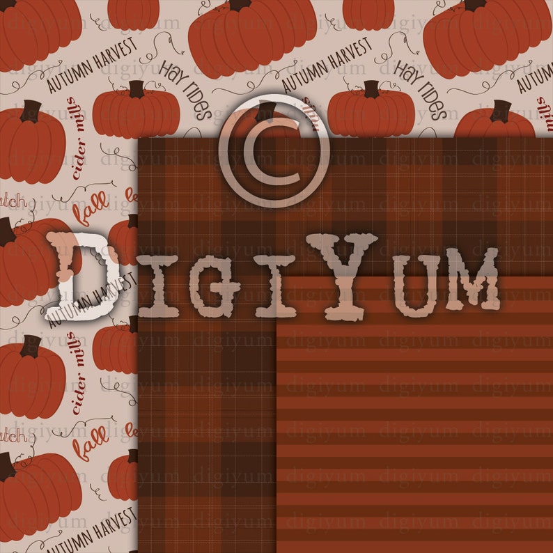 Thanksgiving Digital Papers Seamless Patterns for Website Backgrounds ...