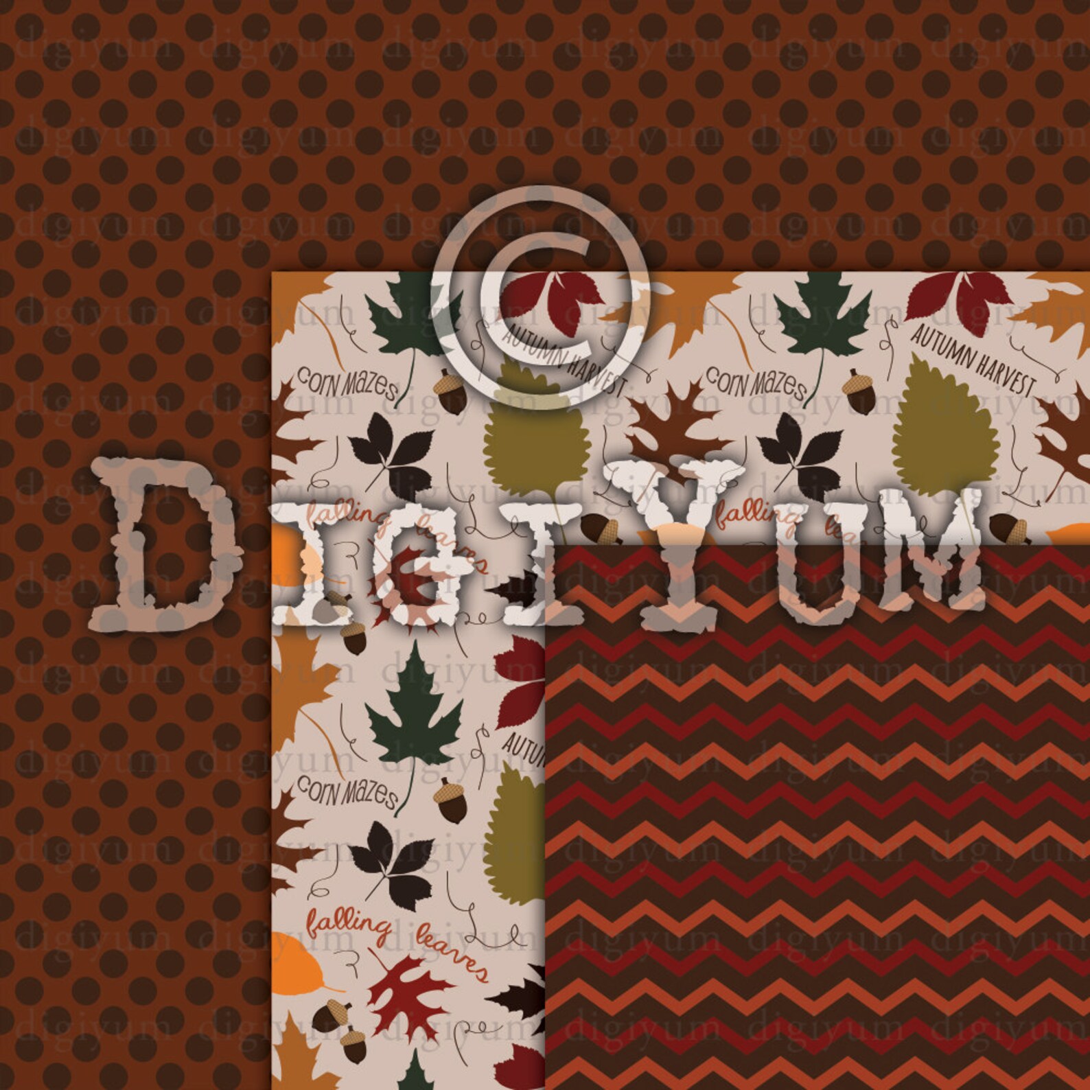 Thanksgiving Digital Papers Seamless Patterns for Website Backgrounds ...