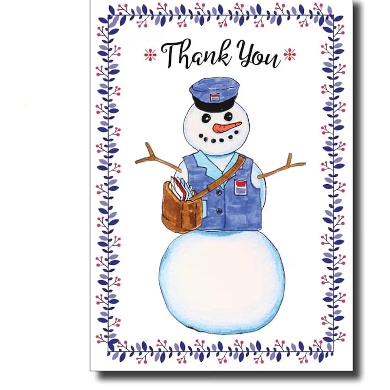 Snowman Cards - Etsy