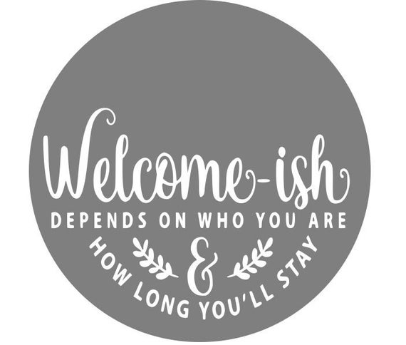 WELCOMISH Digital Design Svg & Dxf | Etsy