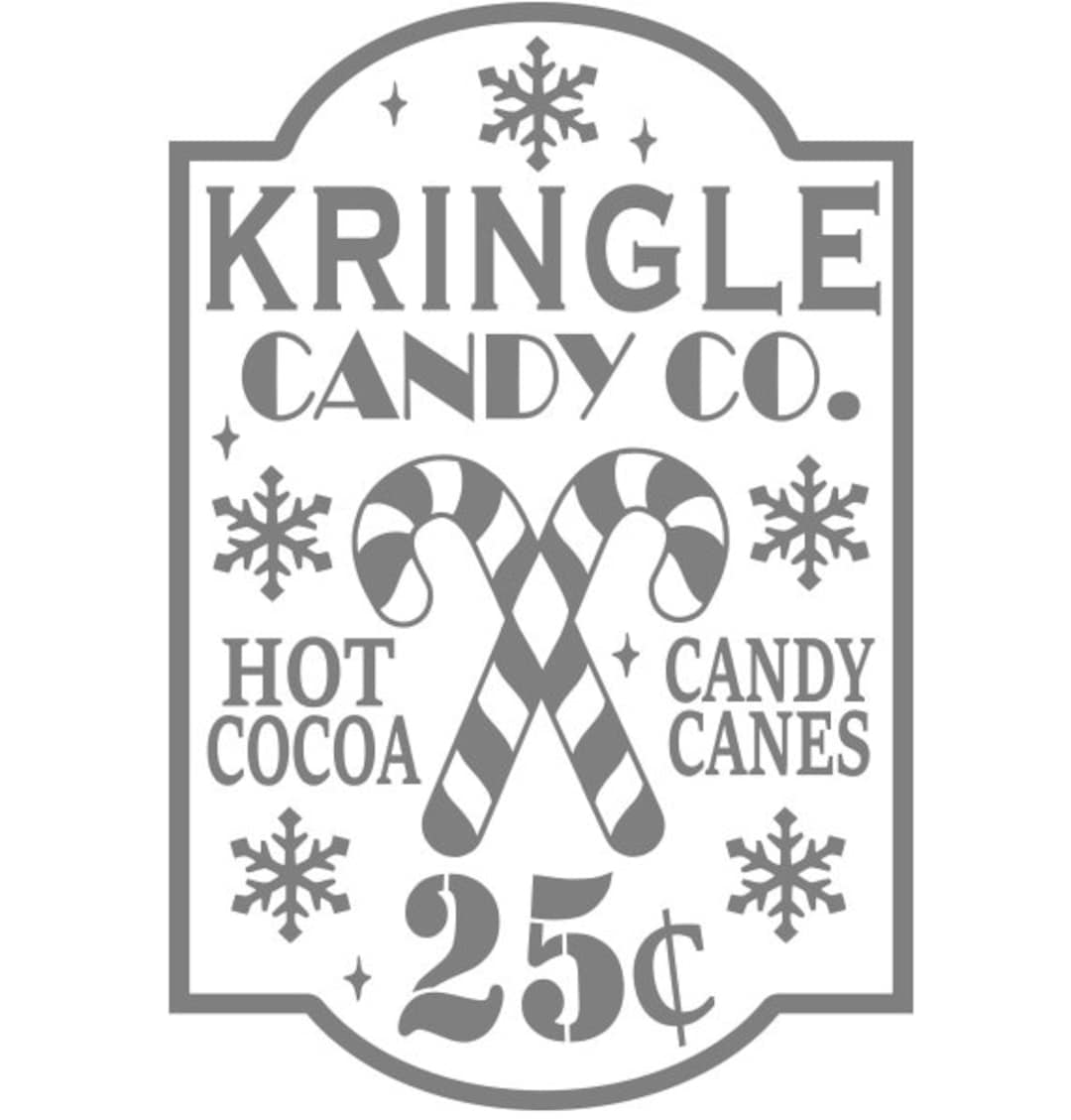 Kringle Candy Co. Svg,dxf, Png, Jpg - Etsy
