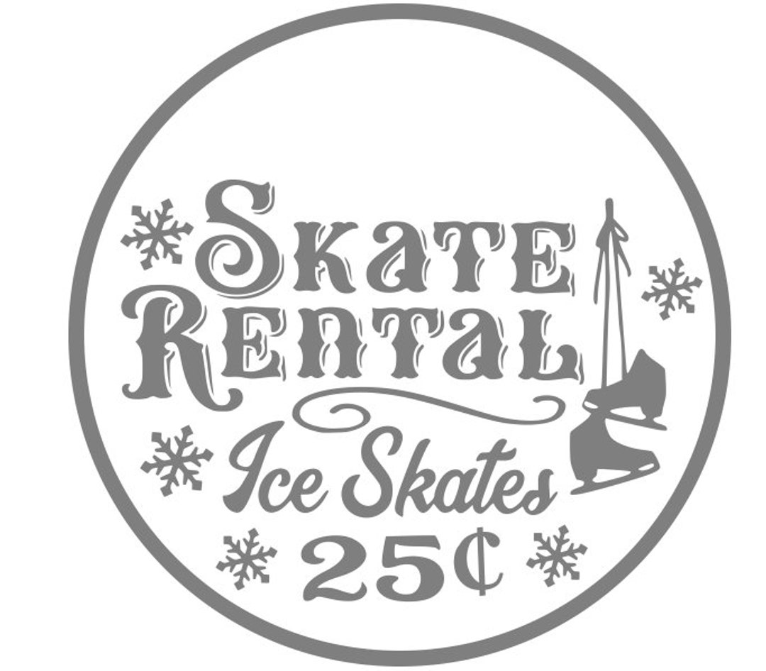 Skate Rental Svg and Png - Etsy