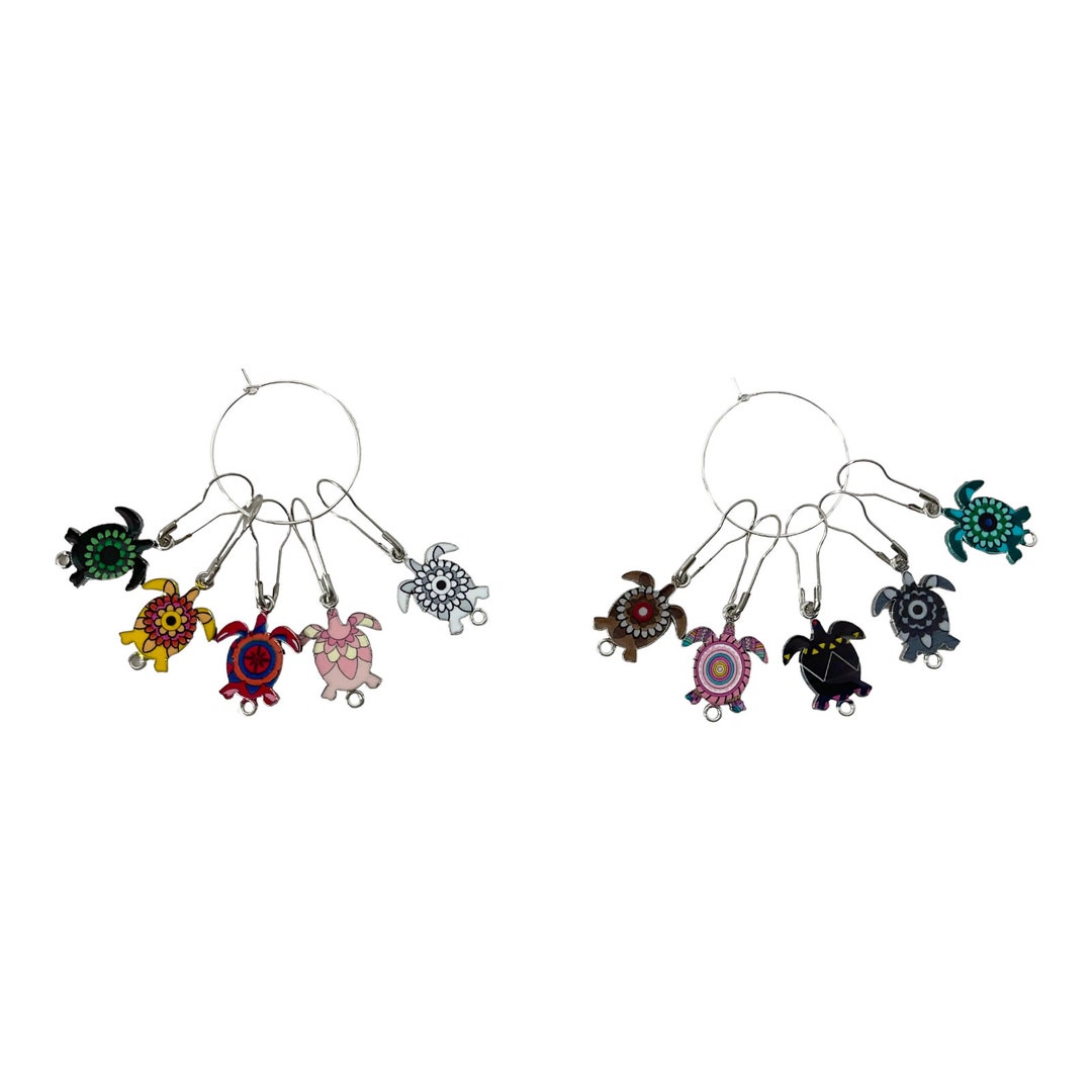 Turtle or Tortoise Stitch Markers for Knitting and Crochet - Etsy