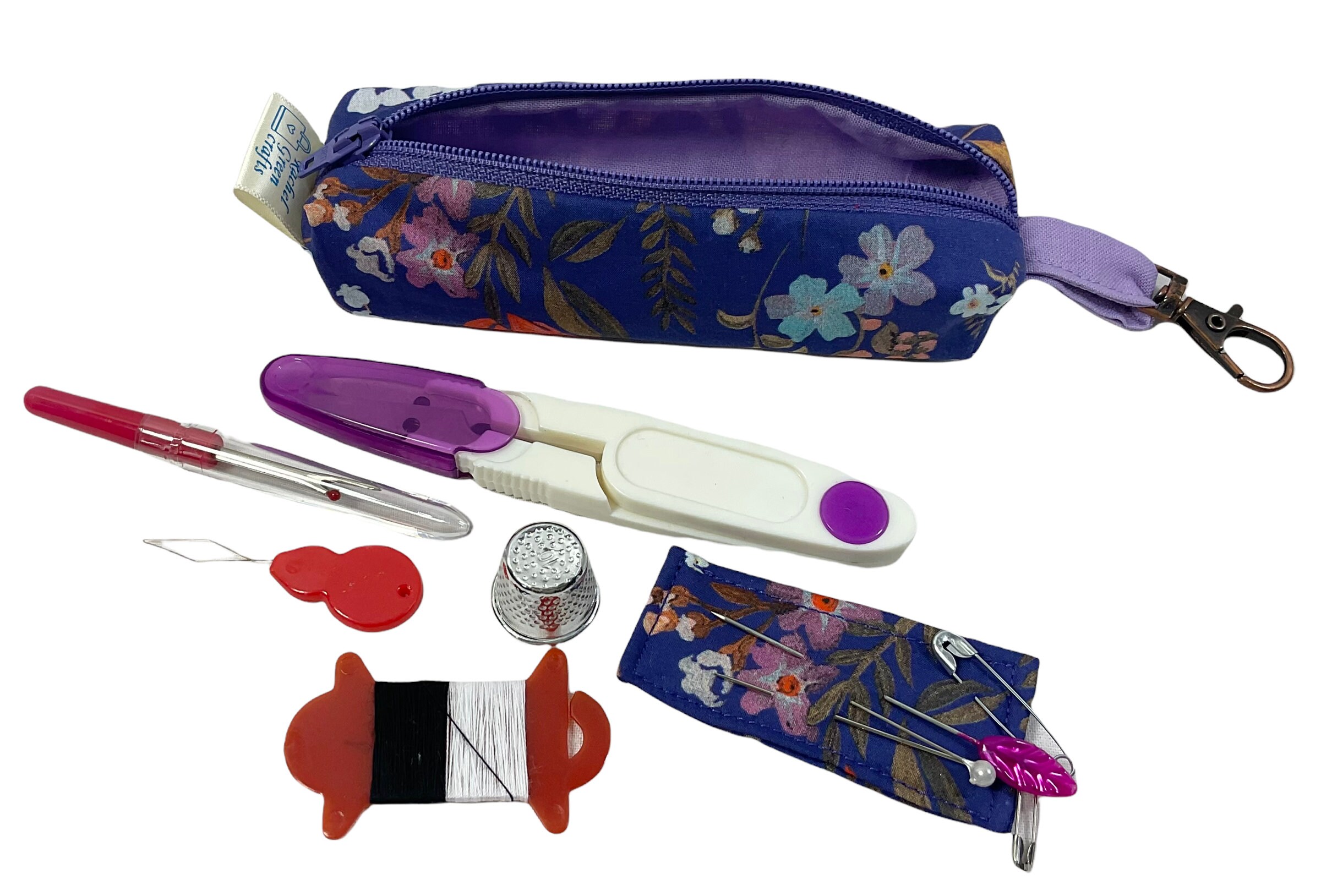 Liberty Fabric Mini Sewing Kit Travel Mending Case Floral - Etsy UK