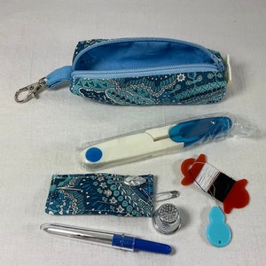 Liberty Fabric Mini Sewing Kit Travel Mending Case Floral - Etsy UK