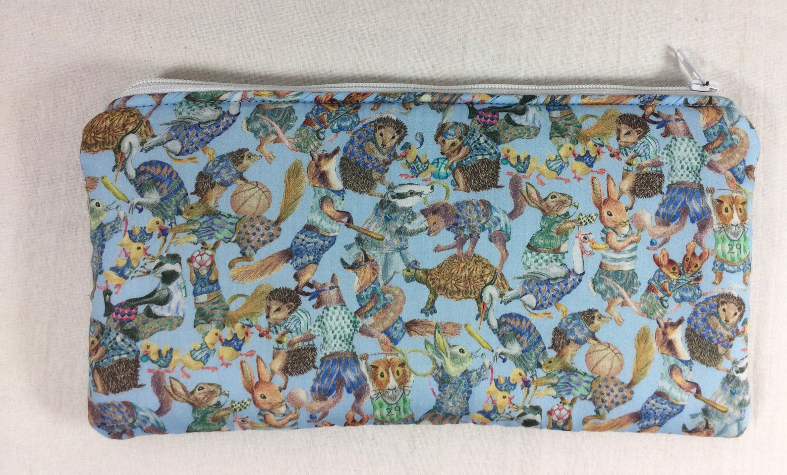 Liberty Fabric Zip Pouch to Fit Larger Phones Floral Makeup - Etsy UK