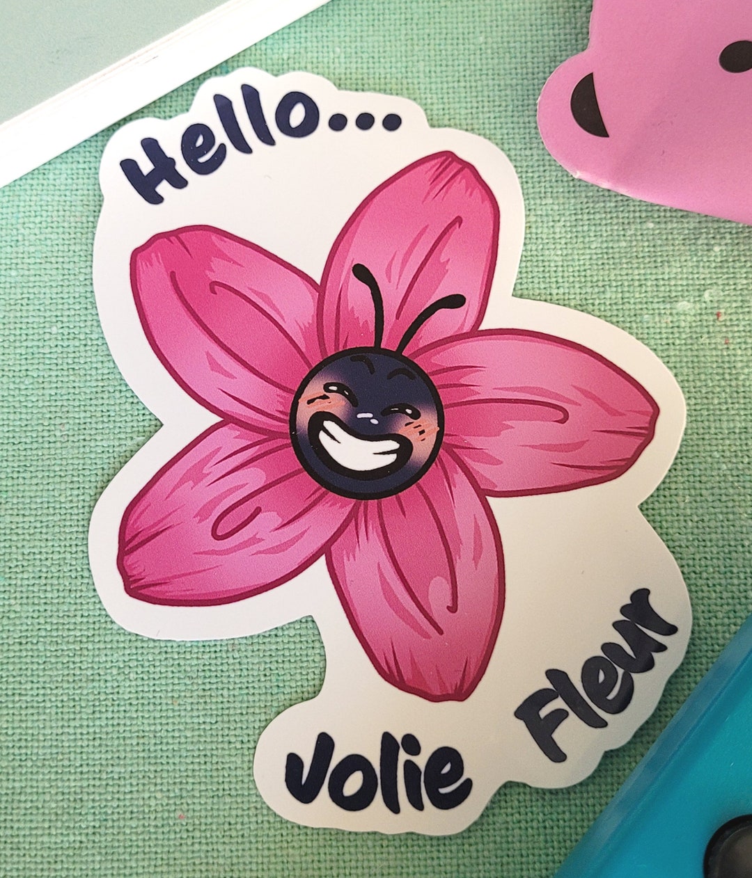 Stickers /hello Pretty Flower/bumblebee/flower/decorative Sticker for ...