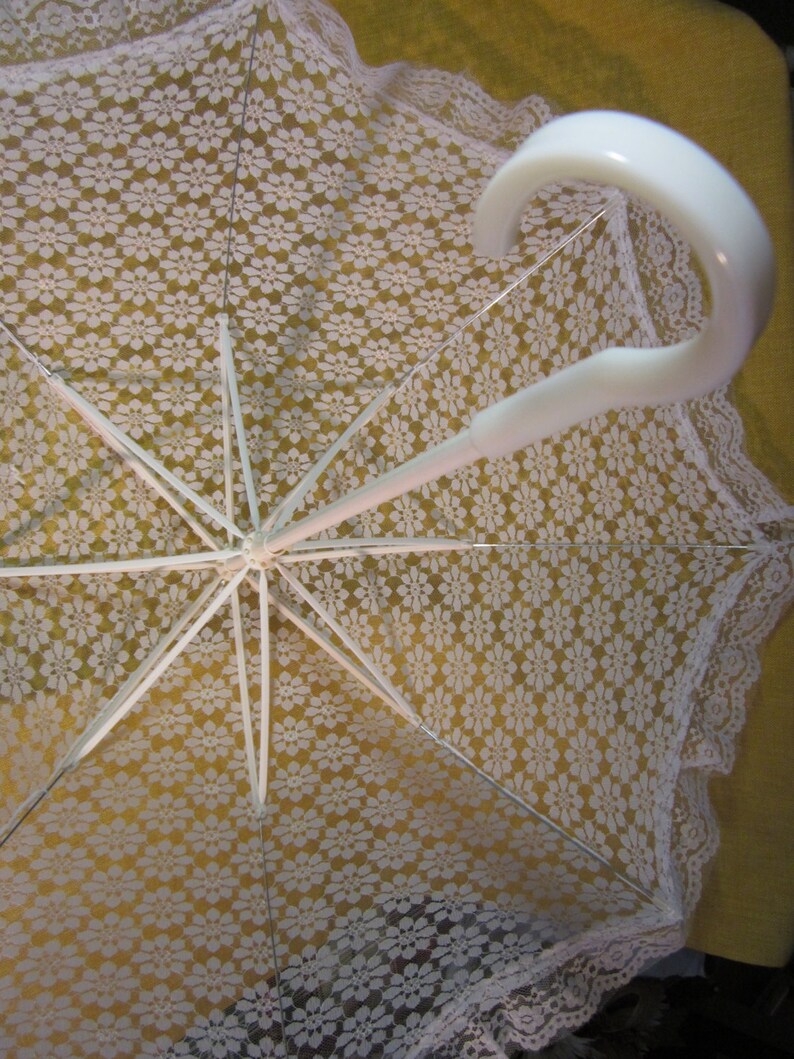 23 X 30 Open White Lace Parasol Wedding Decor - Etsy