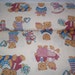 Springmaid Cozy Cafe,vintage Fabric, off White With Teddy Bears in Pink ...