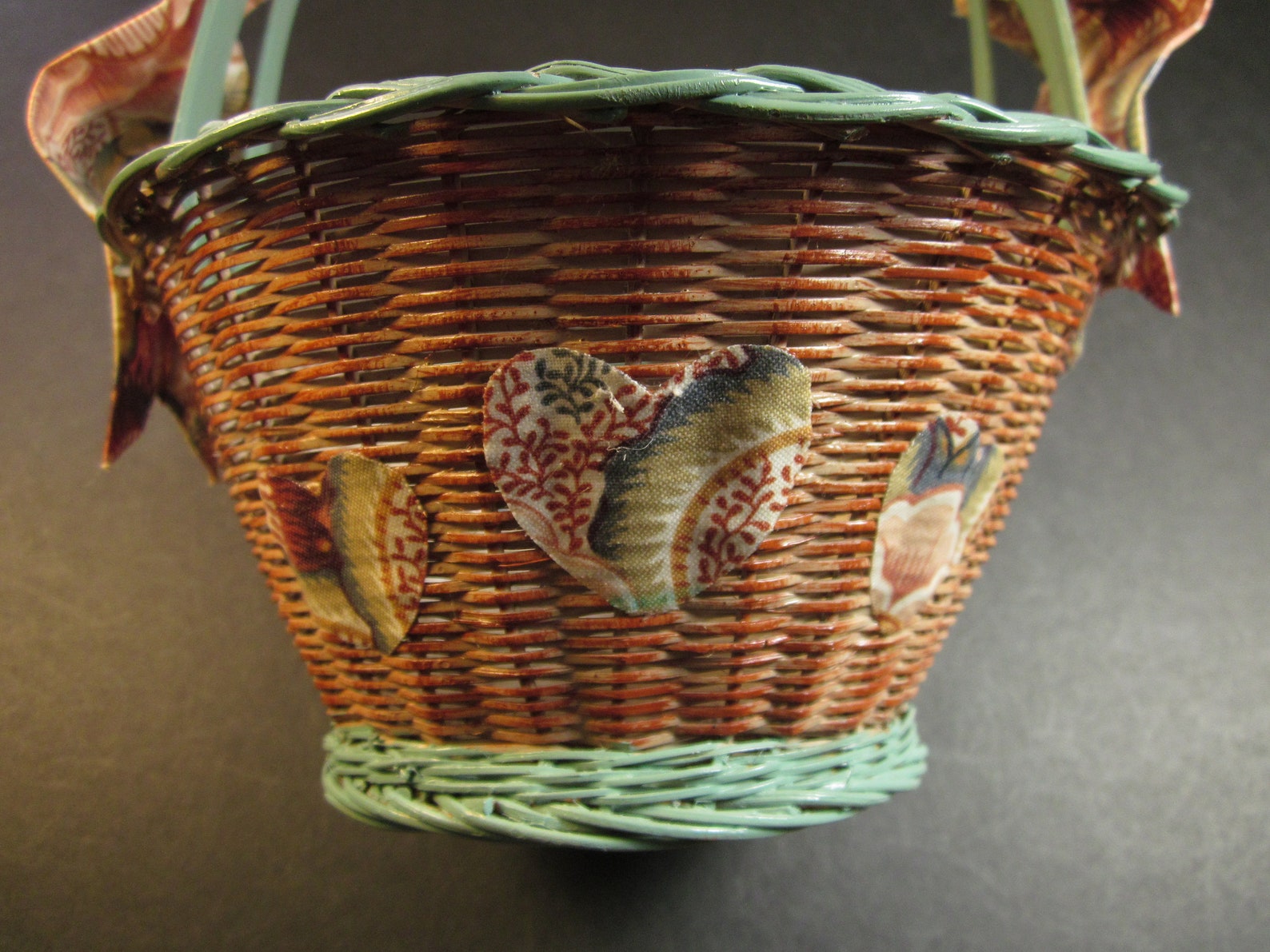 6 X 9 Reed Basket With Handmade Stiffy Fabric Bow - Etsy New Zealand