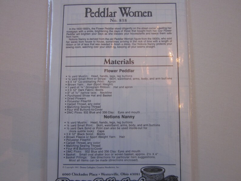 Home Folk Peddler Women Patterns12 Flower Peddler - Etsy