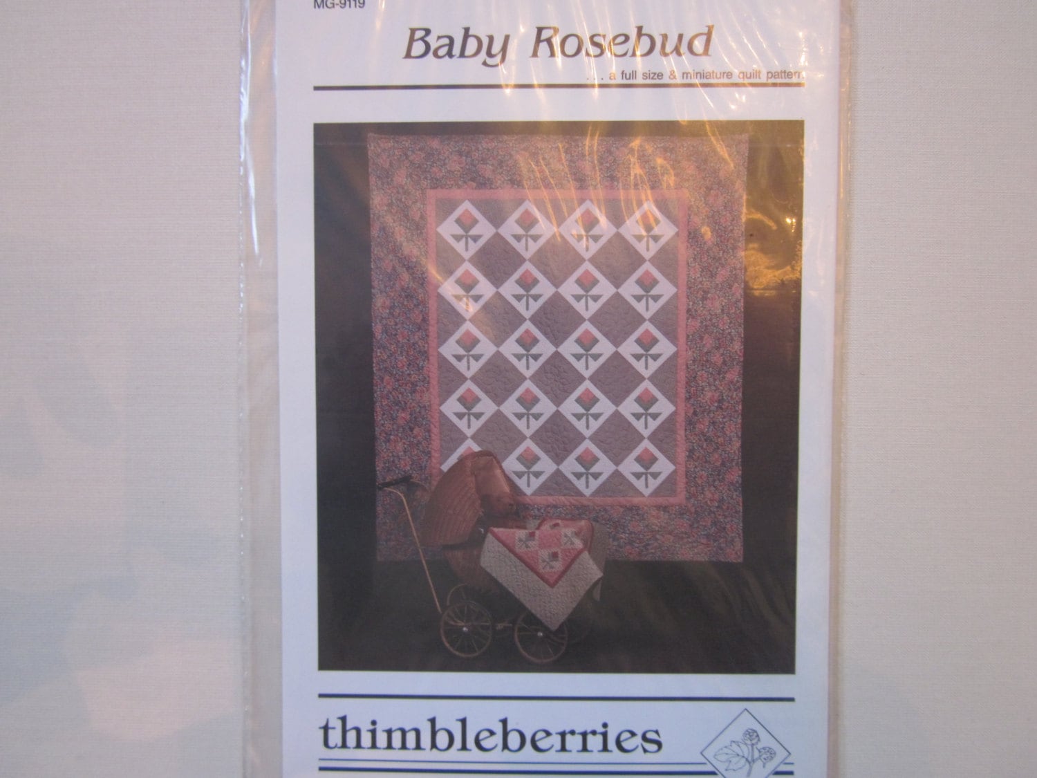 Baby Rosebud Full Size and Mini Quilt Pattern - Etsy