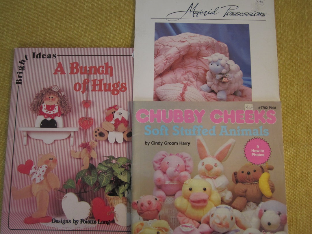 3 Booklets,a Bunch of Hugs 18 Projects for Easter,valentines,chubby ...