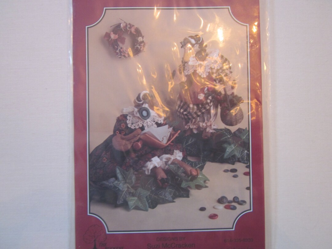 Mother Goose Doll Pattern, the Buckeye Tree, #163,vintage, Sewing, P70 ...