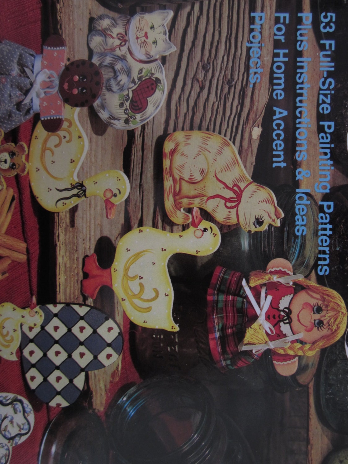 2 Booklets Country Cut Outs 53 Full Size Patterns and - Etsy