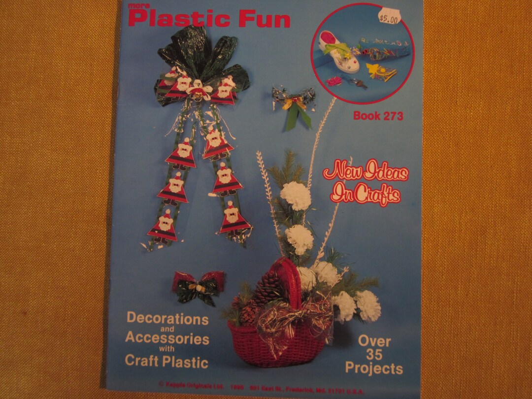 Plastic Fun , Booklet,decorations and Accessories With Craft Plastic,35 ...