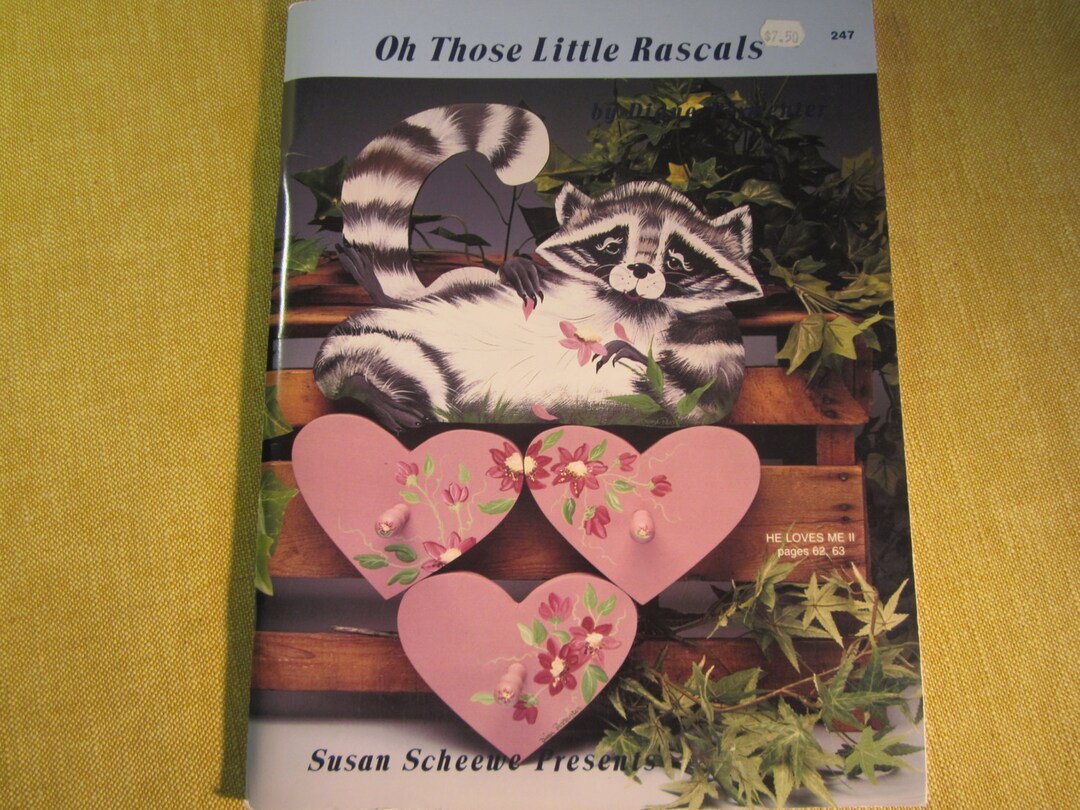 Oh Those Little Rascals, Book by Susan Scheewe, Tole Painting Animals ...