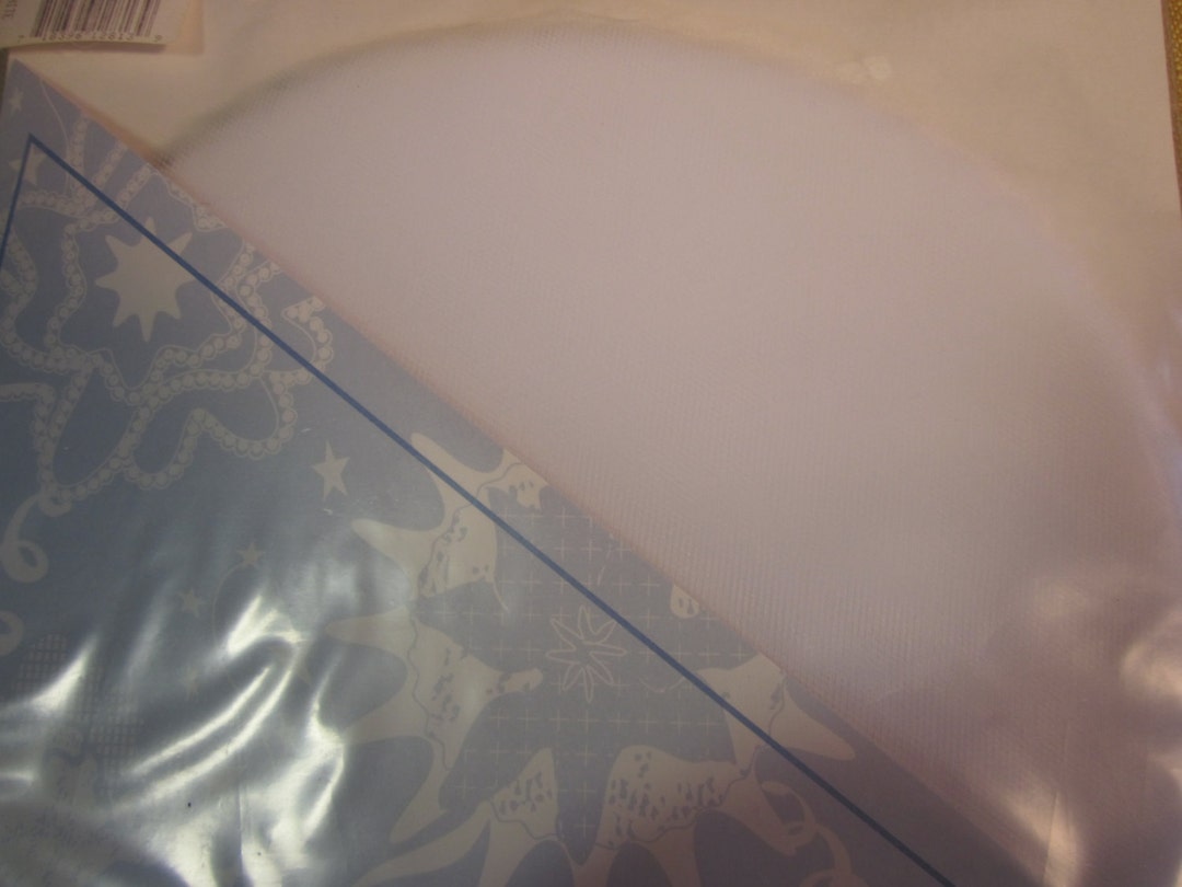 1 Pk of 100 WHITE 9" Le Pouf Machine Tulle Scalloped Circles, for ...